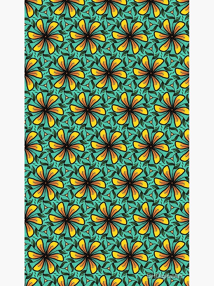 "Flower Pinwheel Pattern" Poster for Sale by BHDigitalArt | Redbubble