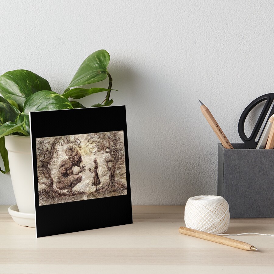 "Attack on titan Ymir and the devil" Art Board Print by TheMillusion ...