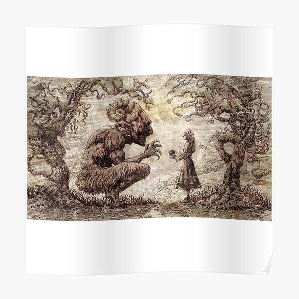 "Attack on titan Ymir and the devil" Poster for Sale by TheMillusion ...