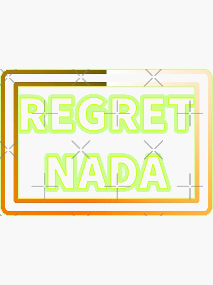 ""Regret Nada" third version aesthetic text beautifully designed by ...