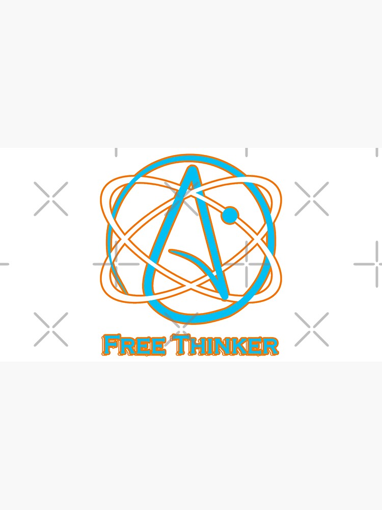 "Atheist Free Thinker Symbol" Cap for Sale by ThreadsNouveau | Redbubble