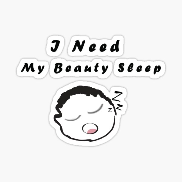 "Sleepyhead" Sticker for Sale by mellow-tunes | Redbubble