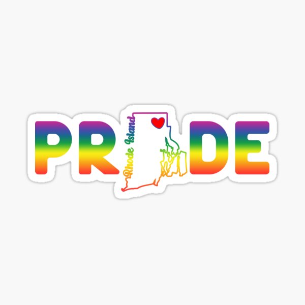 "Rhode Island Pride with State Outline of Rhode Island in the word ...