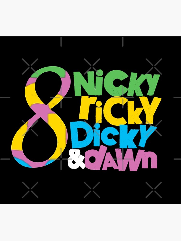 " birthday nicky ricky dicky and dawn" Poster for Sale by happykids2022 ...