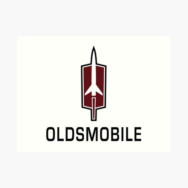 "Retro Oldsmobile Rocket Logo" Art Print by MuscleCars | Redbubble