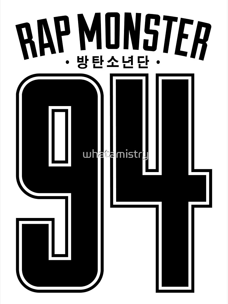 Lienzo «BTS Rap Monster 94» de whatamistry | Redbubble
