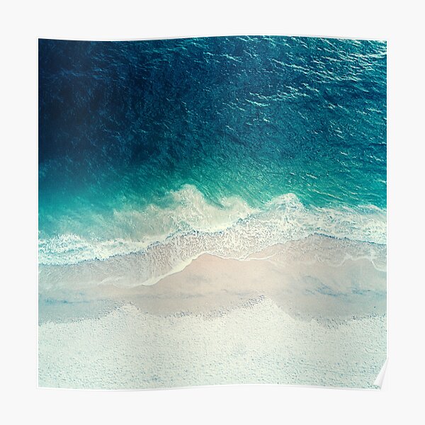 "calm blue ocean" Poster for Sale by reta2 | Redbubble