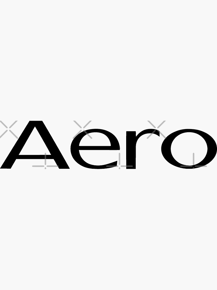 "Aero sticker" Sticker by SAAB-one | Redbubble
