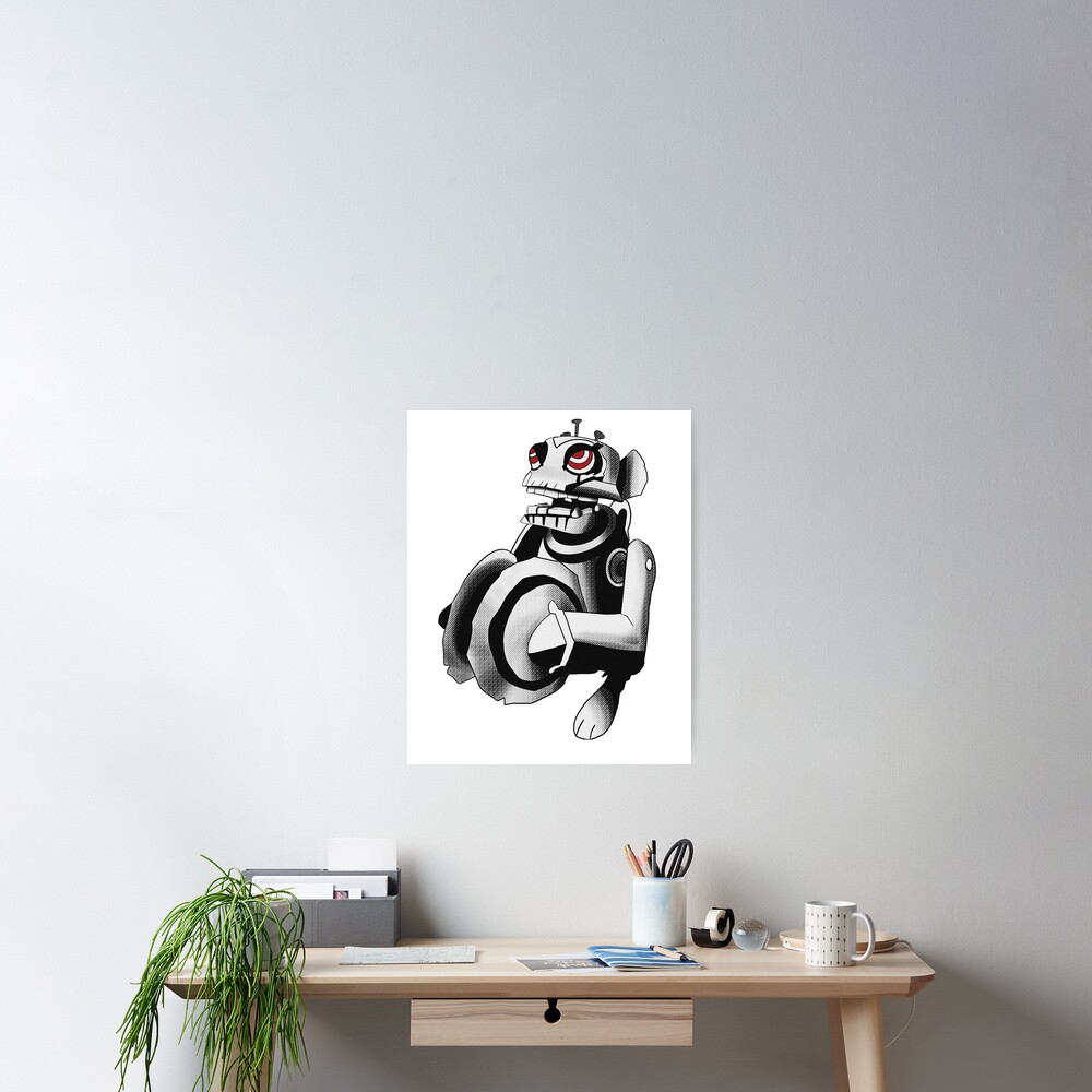 "Arcane - Jinx’s Monkey Bomb" Poster by SebastienGr | Redbubble