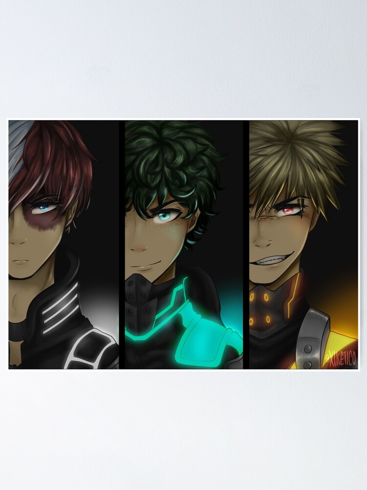 "MHA Three Musketeers " Poster for Sale by Xiketico | Redbubble