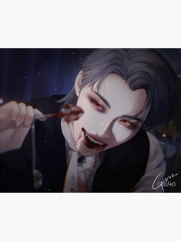 "Stray Kids Felix Vampire" Sticker for Sale by Gi3140 | Redbubble