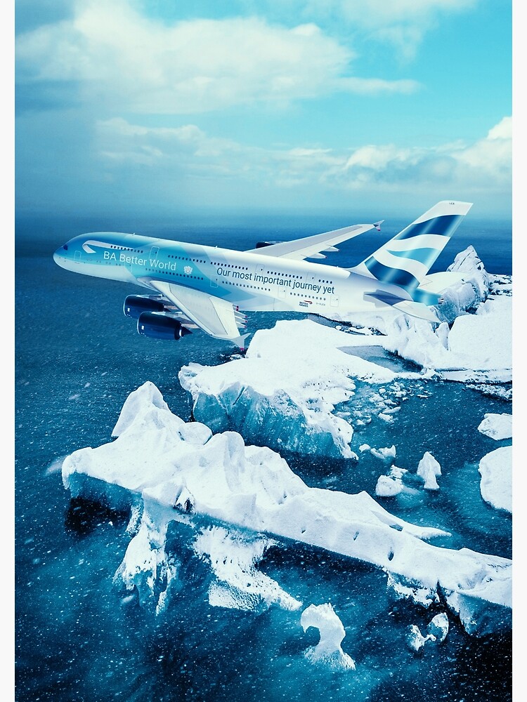 "British Airways BA Better World livery - Airbus A380" Poster for Sale ...
