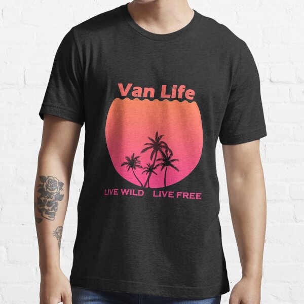 "Van Life Clothing Retro Vintage Van Dwellers Vanlife Nomads" T-shirt ...