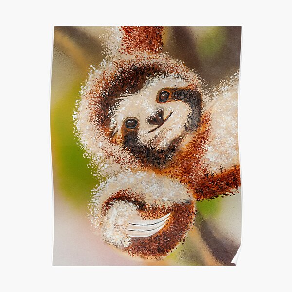 "Sloth" Poster for Sale by Lulumelch | Redbubble