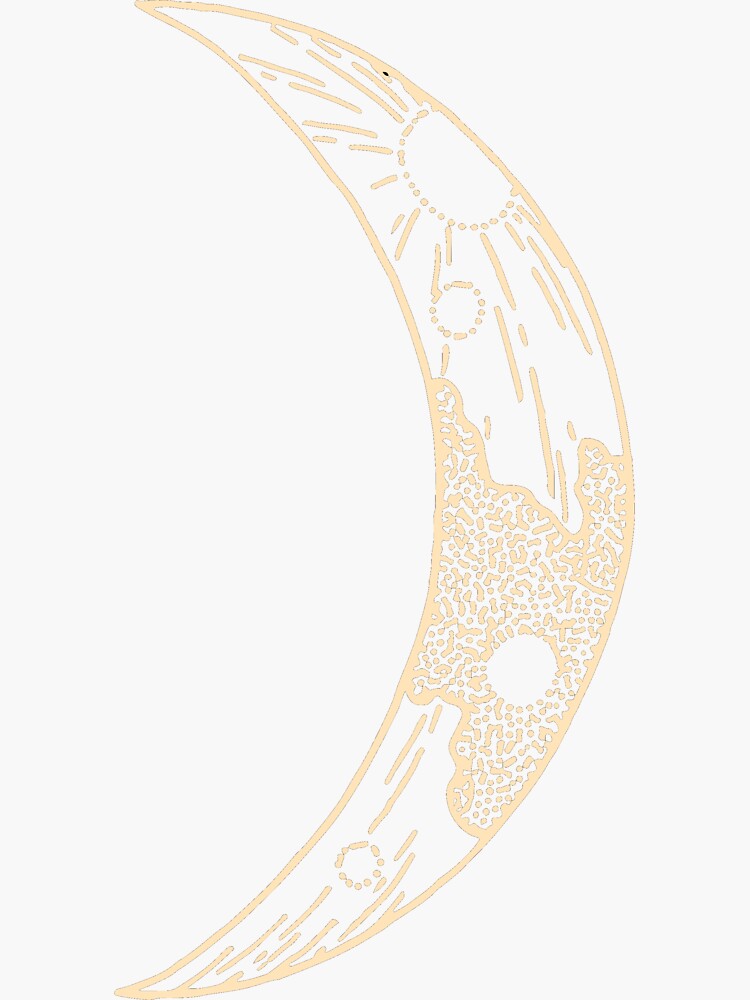 "crescent" Sticker by zuller | Redbubble