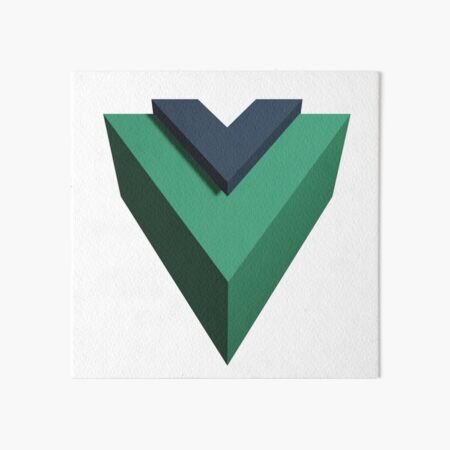 "Vue.js Logo" Art Board Print for Sale by skoolsarecool | Redbubble