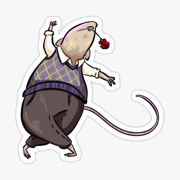 "Dancing rat" Sticker for Sale by MisoHQ | Redbubble