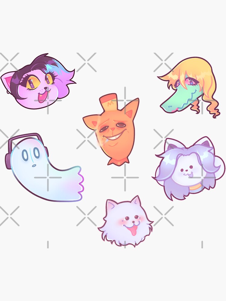 "Undertale Sticker Sheet #2" Sticker by smeefing | Redbubble