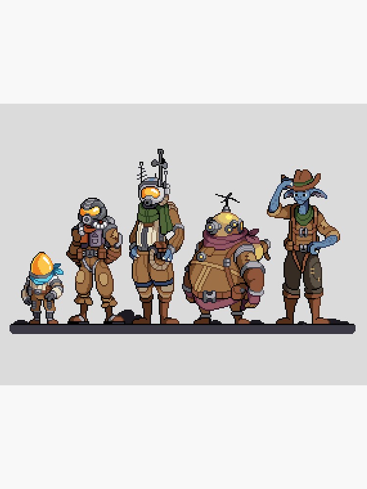 "Traveler pixel art" Sticker by CCampargue | Redbubble