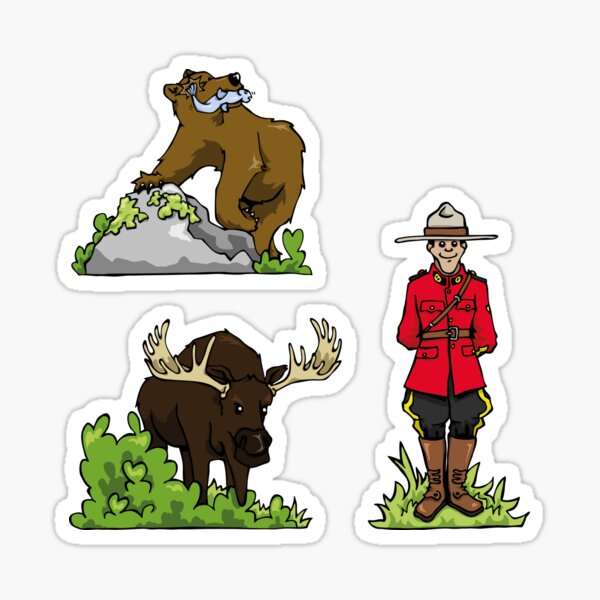 "Canadian Collection Eh?!" Sticker for Sale by DropletDesigns | Redbubble