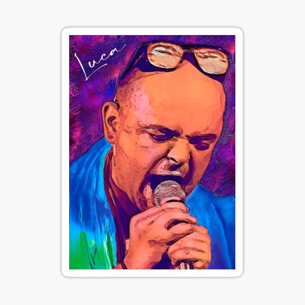 Luca Prodan• Art " Sticker for Sale by EDGARTES | Redbubble
