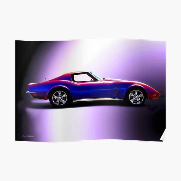 "C3 Corvette Stingray 'Studio Profile'" Poster by DaveKoontz | Redbubble