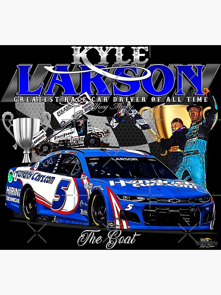 Kyle Larson The Greatest Race Car Driver of All Time Premium Matte ...