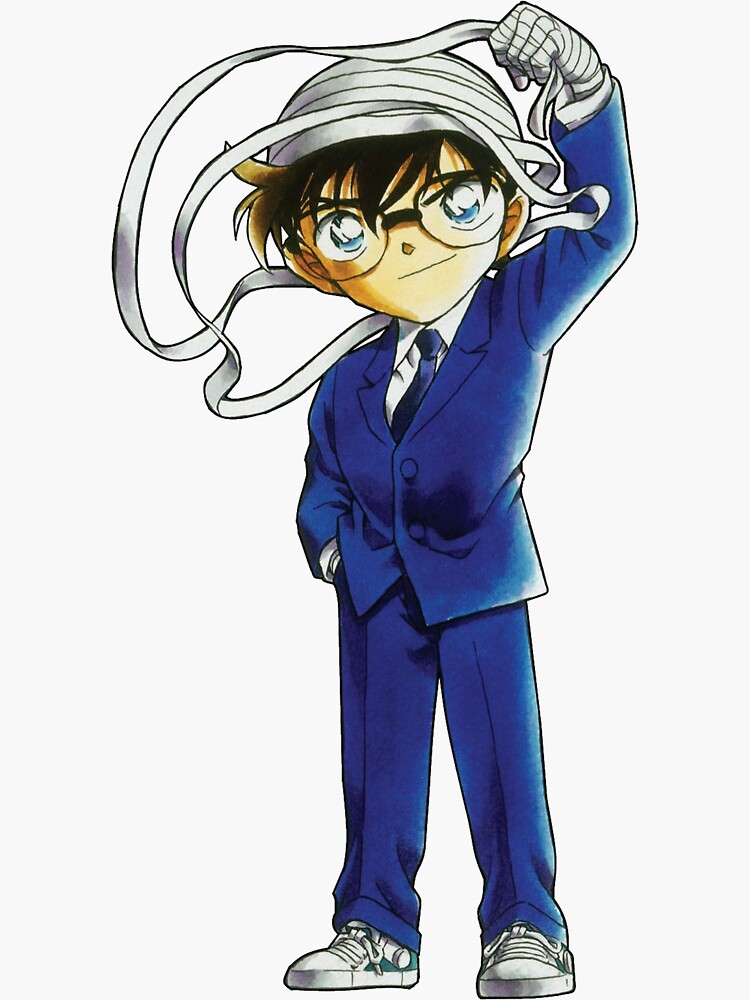 "Detective Conan Edit - Conan Edogawa!" Sticker for Sale by Chimera ...