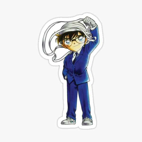 "Detective Conan Edit - Conan Edogawa!" Sticker for Sale by Chimera ...