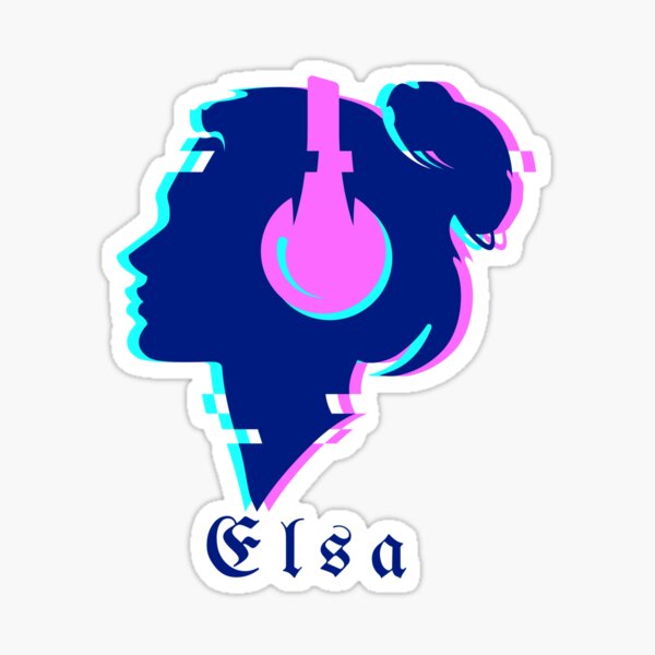 "Elsa Gaming logo" Sticker by soltangaming | Redbubble