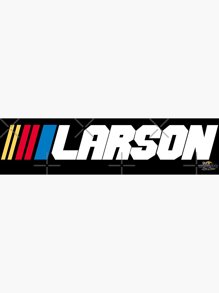 "Larson NASCAR" Sticker for Sale by VancityDesign | Redbubble