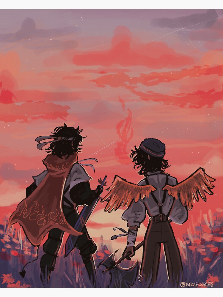"together again" Sticker by angiflxwies | Redbubble