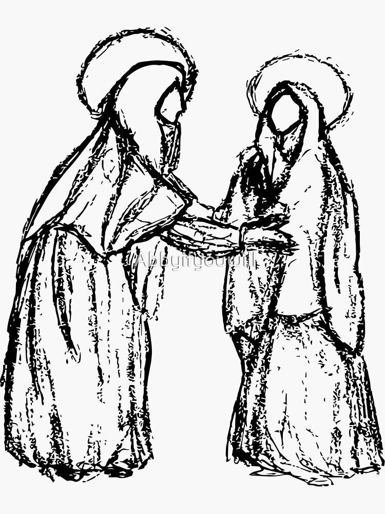 "The Visitation" Sticker for Sale by Abbyifyouwill | Redbubble