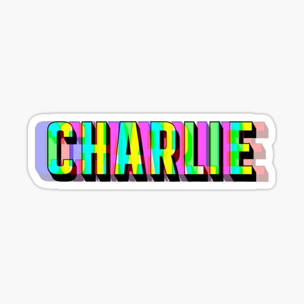 "Holographic Charlie" Sticker for Sale by FTML | Redbubble