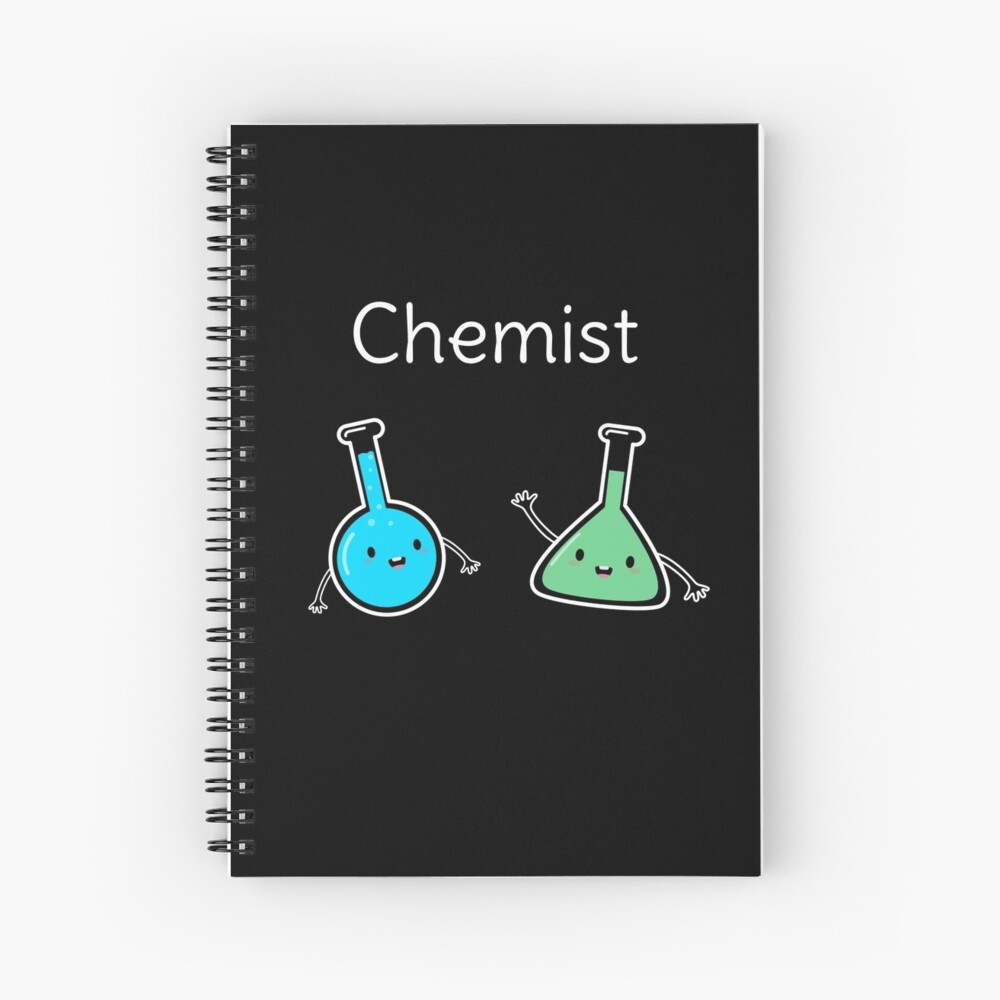 "Cute Science and Chemistry " Spiral Notebook for Sale by ...