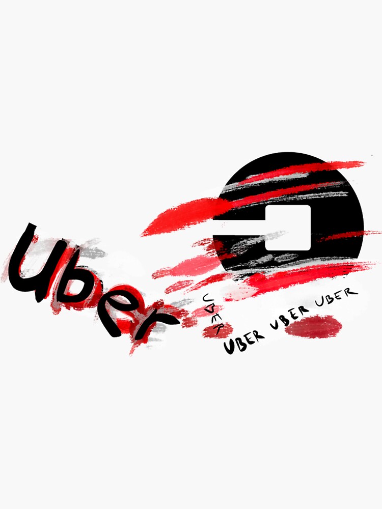 "Uber" Sticker by 83GFX3105 | Redbubble