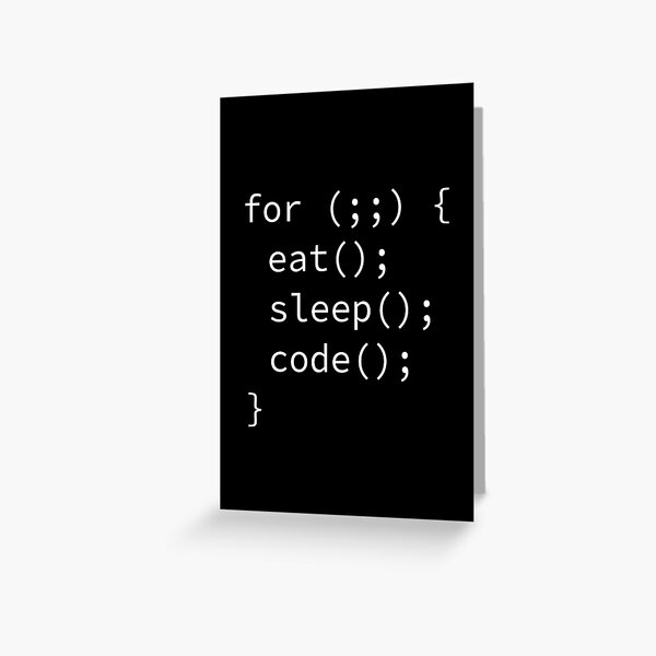 "Eat. Sleep. Code. Repeat in an infinite loop. Javascript code ...