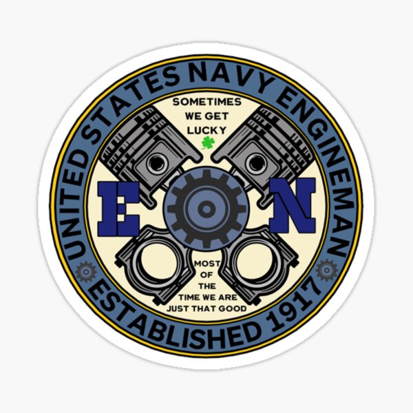 "OSB™ - USN Engineman Rate Crest" Sticker for Sale by RooJack | Redbubble