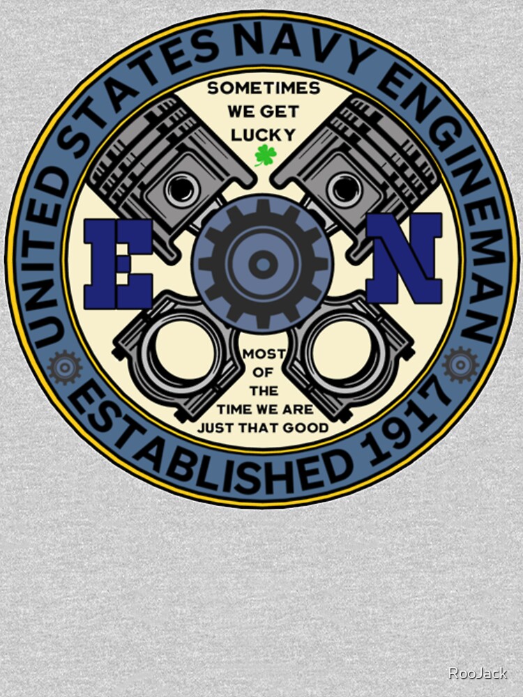 "OSB™ - USN Engineman Rate Crest" T-shirt for Sale by RooJack ...