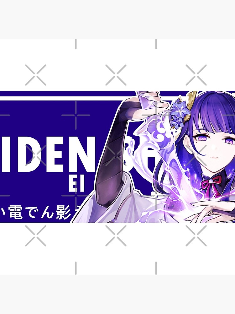 "Raiden Shogun Genshin Impact Raiden Ei Bumper Stickers Gesnhin Fan ...