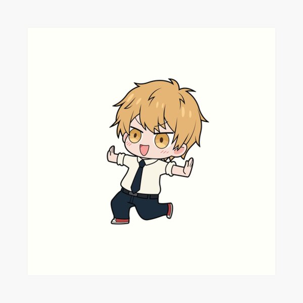 "Chainsawman Denji Chibi" Art Print for Sale by ChibiCheems | Redbubble