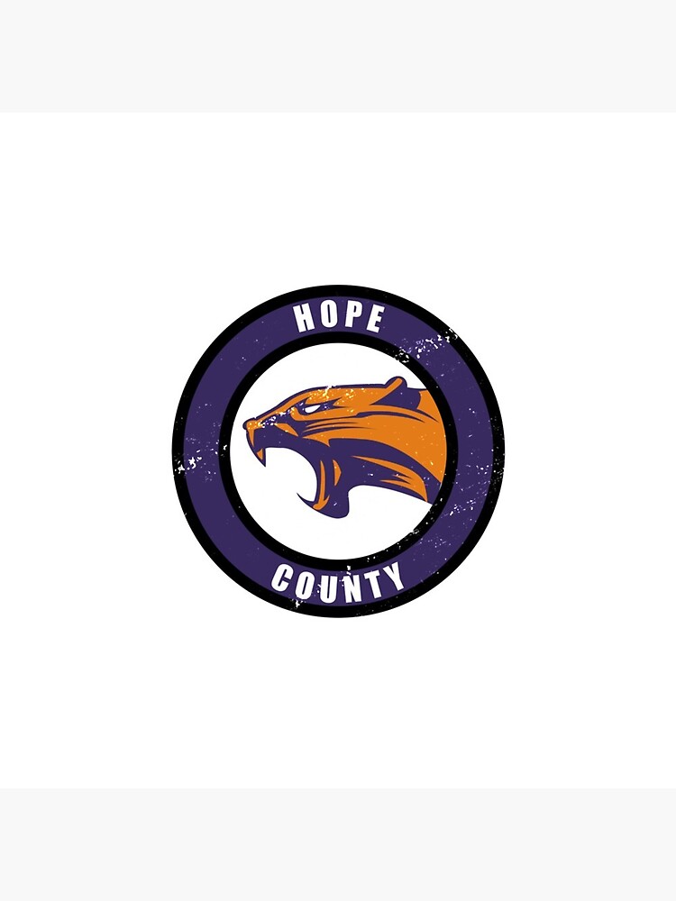 "Hope County Cougars Weathered Logo " Pin for Sale by ArtikelenGeek ...