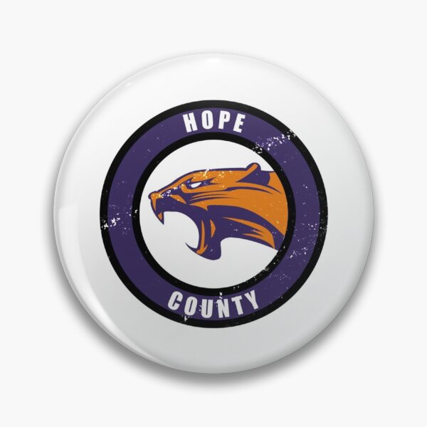 "Hope County Cougars Weathered Logo " Pin for Sale by ArtikelenGeek ...