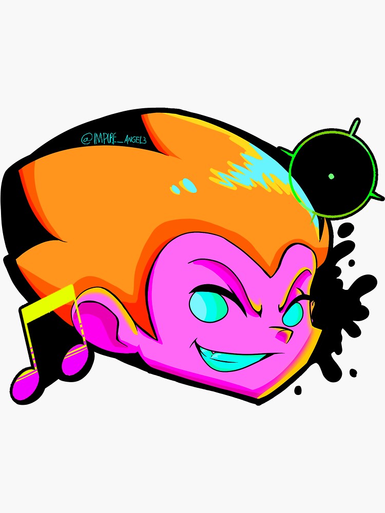 "Neon Pico " Sticker for Sale by impureangel | Redbubble