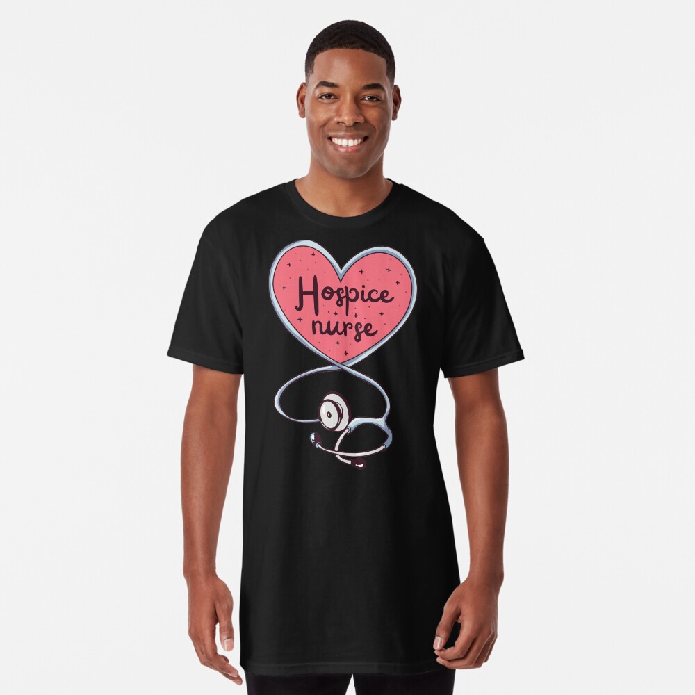 "Hospice Nurse Heart Cartoon For Hospice Workers" Sticker for Sale by ...