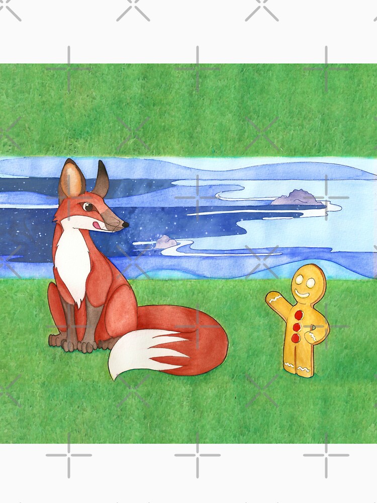 "The Fox & The Gingerbread Man" T-shirt for Sale by cupofcolour ...