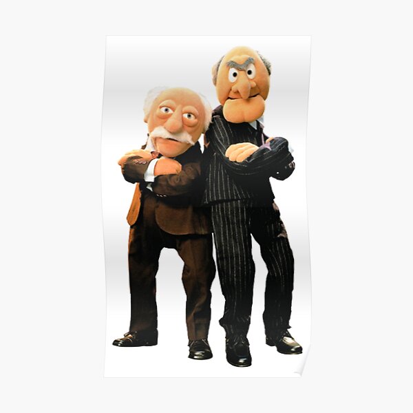 " Statler and Waldorf 2" Poster for Sale by SohaniAlfonso | Redbubble
