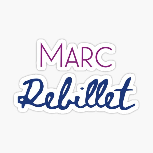 "Marc Rebillet" Sticker for Sale by Nikita-Mohanta | Redbubble
