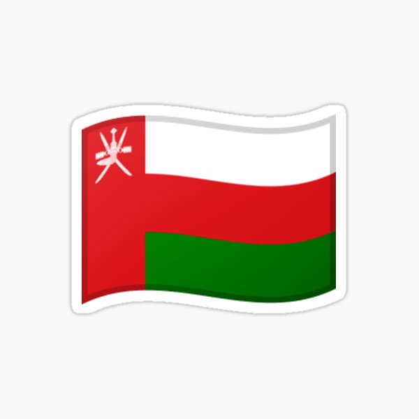 "Emoji Flag Oman" Sticker for Sale by Stickypegatinas | Redbubble