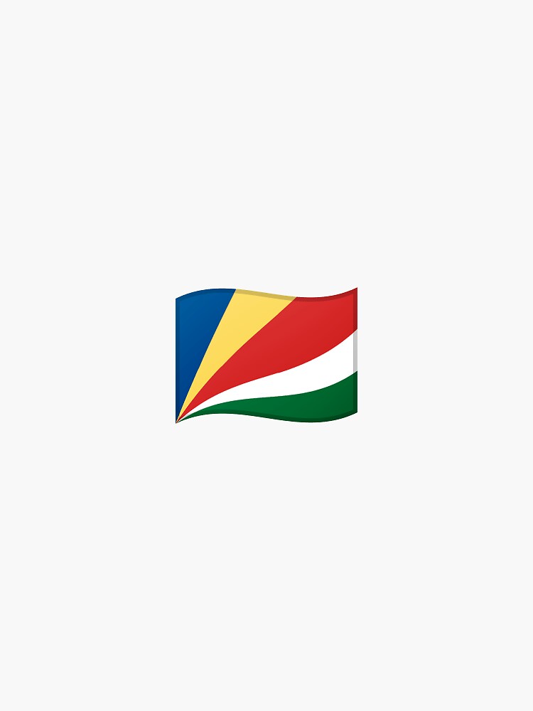 "Emoji Flag Seychelles" Sticker for Sale by Stickypegatinas | Redbubble